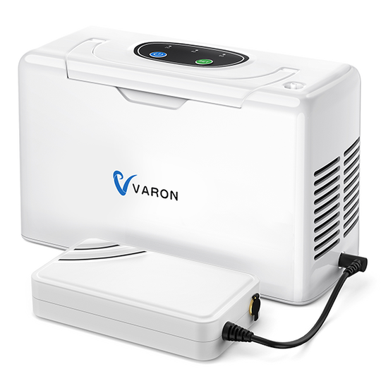 VARON VP-6 Continuous Portable Oxygen Concentrator | 1-6 Adjustable ...